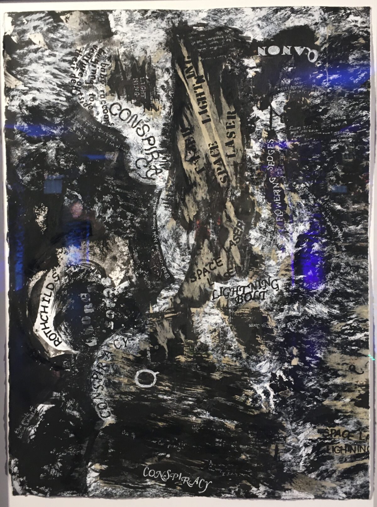 Olivia Petrides Word Wars II, 2022 QR - Epiphany Center for the Arts