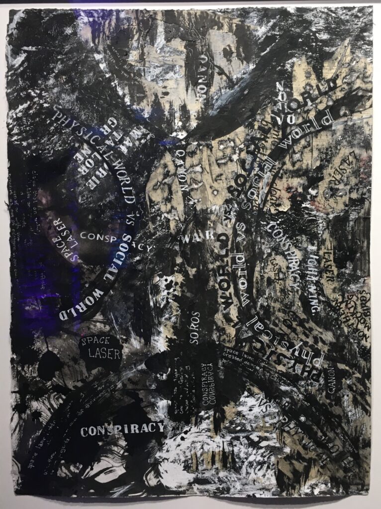 Olivia Petrides Word Wars III, 2022 QR - Epiphany Center for the Arts