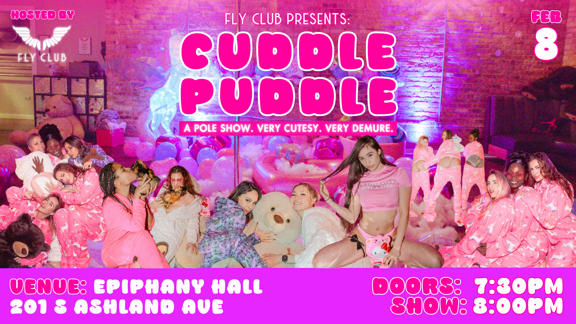 Fly Club presents Cuddle Puddle - Epiphany Center for the Arts