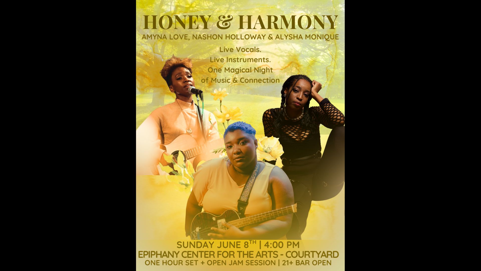 Honey & Harmony with Amyna Love, Nashon Holloway & Alysha Monique ...