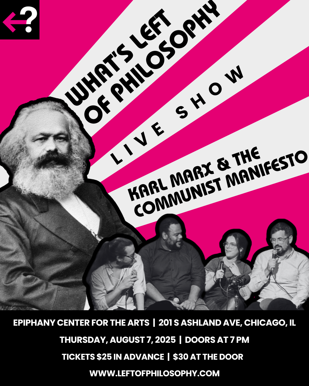 What's Left of Philosophy Live Show: Karl Marx's Communist Manifesto ...